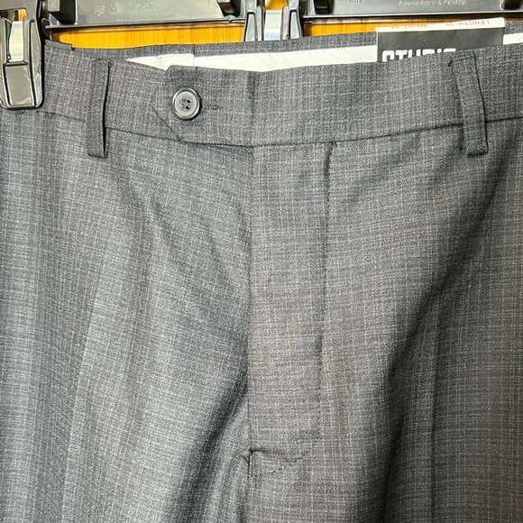 Studio by Omega | Pants | Nwt Studio By Omega Blackgrey Tailored Fit ...